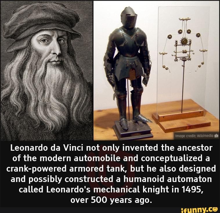Leonardo da Vinci not only invented the ancestor of the modern ...