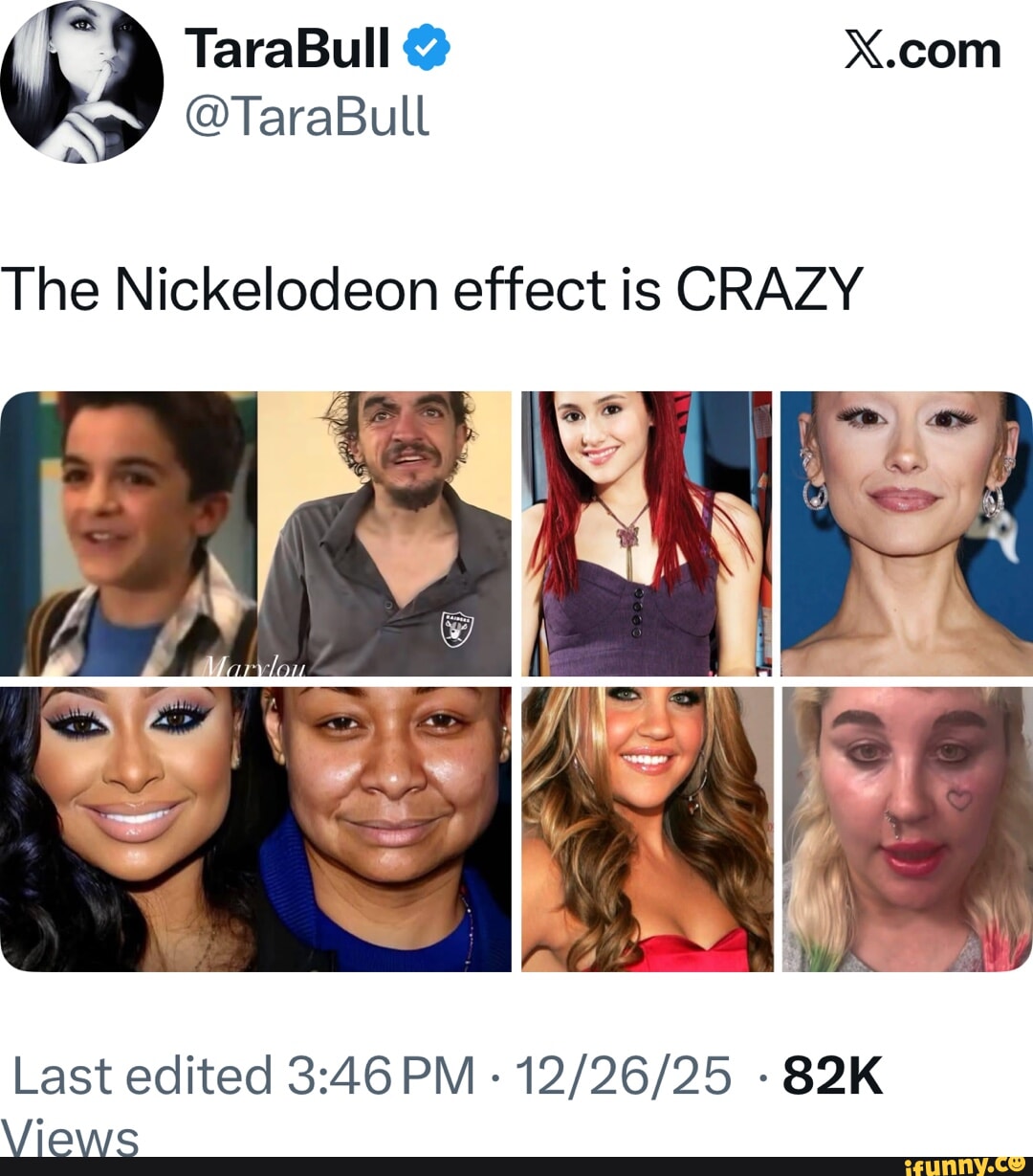 TaraBull X.com @TaraBull The Nickelodeon effect is CRAZY Last edited PM ...