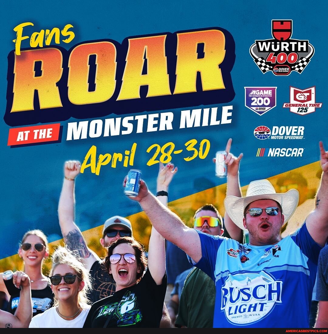 NASCAR is coming to Dover from April 28th until the 30th. Get your ...