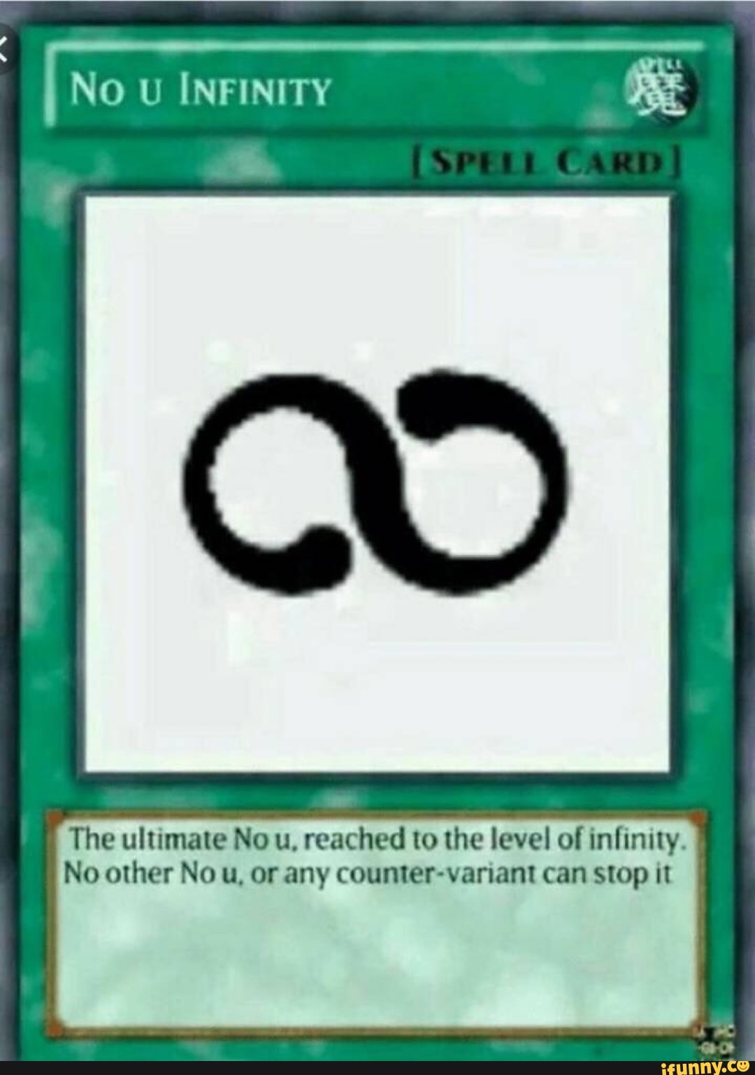 The ultimate No u. reached lo the level of infinity. No other No u. or ...