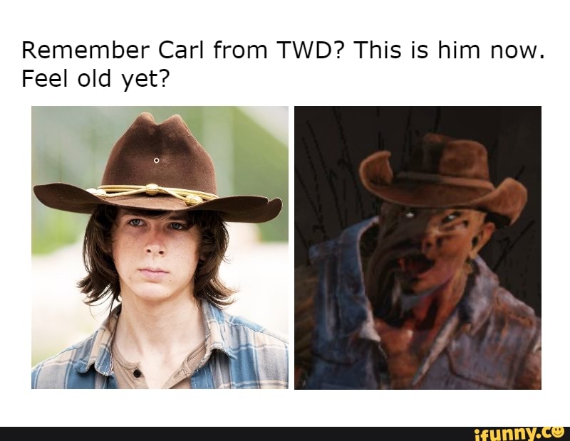 Remember Carl from TWD? This is him now. Feel old yet? - iFunny