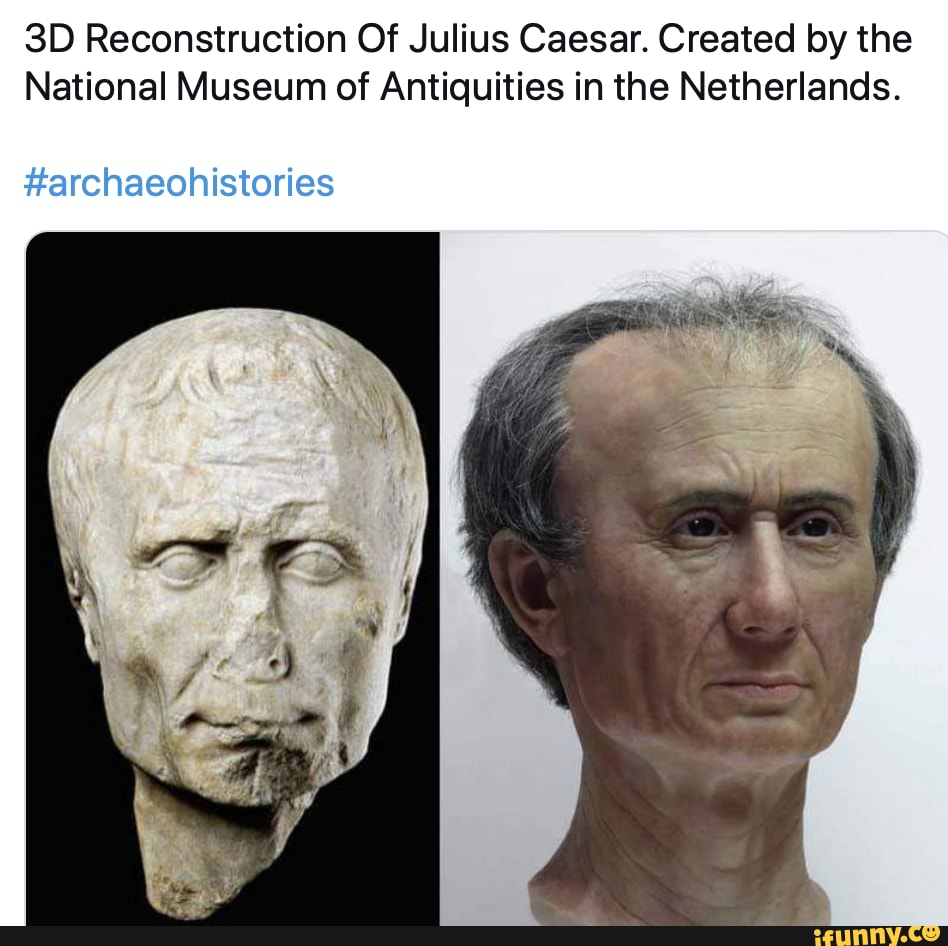 Reconstruction Of Julius Caesar. Created by the National Museum of ...