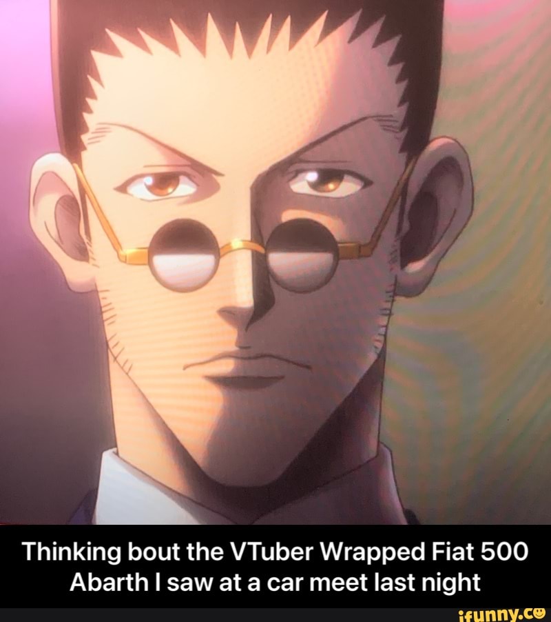 Thinking bout the VTuber Wrapped Fiat 500 Abarth I saw at a car meet ...