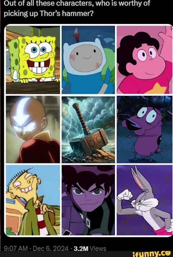 Out of all these characters, who Is worthy of I picking up Thor's ...