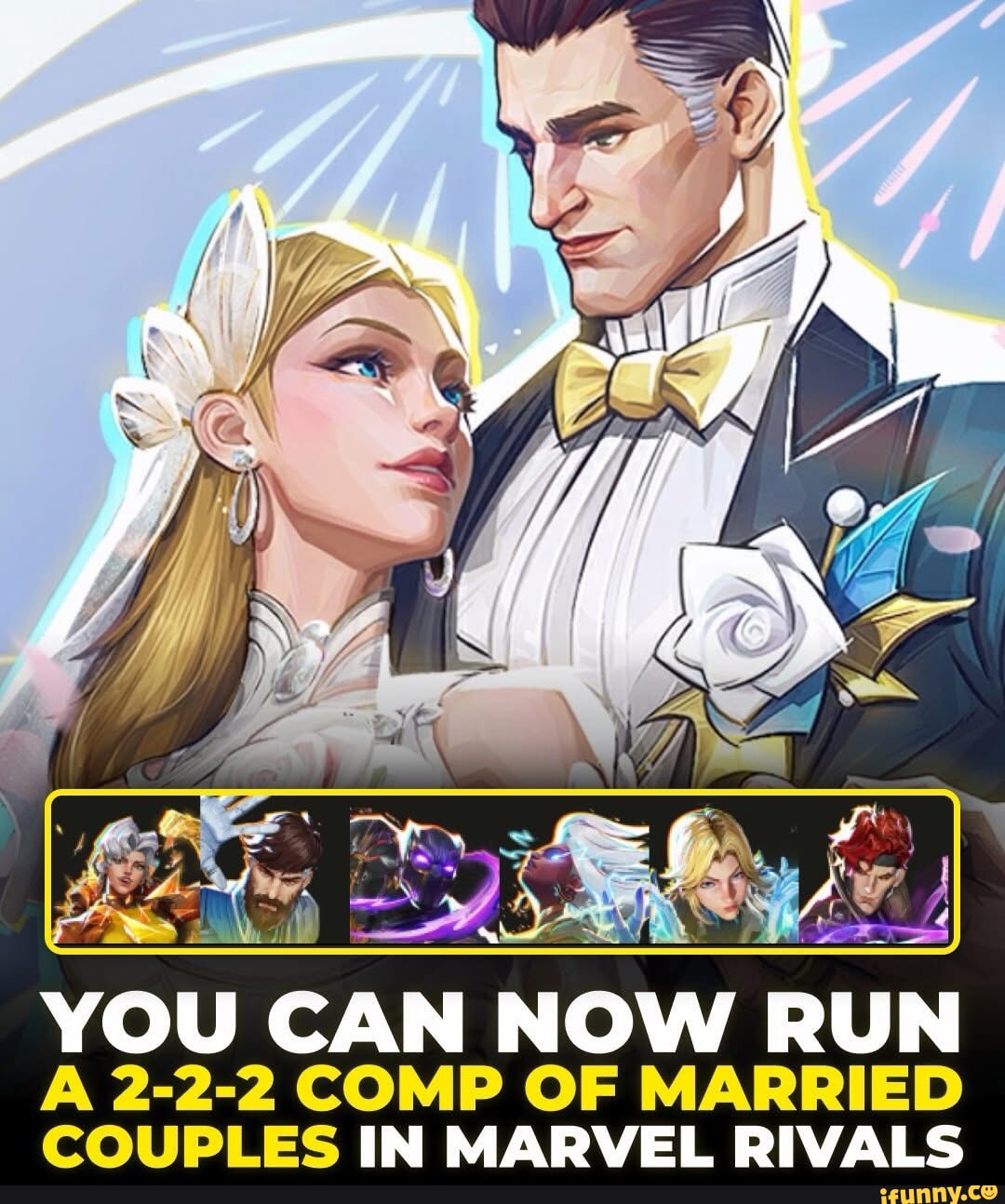SSS YOU CAN NOW RUN A 2-2-2 COMP OF MARRIED COUPLES IN MARVEL RIVALS ...