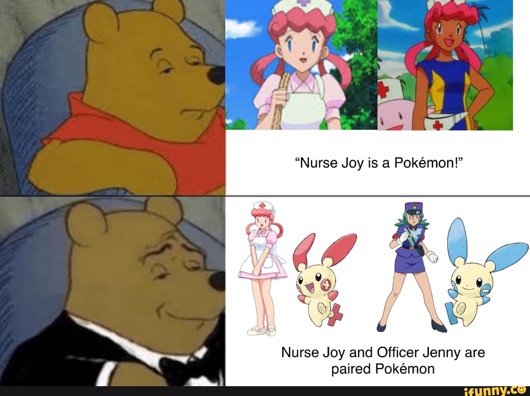 "Nurse Joy is a Pokemon? Nurse Joy and Officer Jenny are paired Pokmon ...