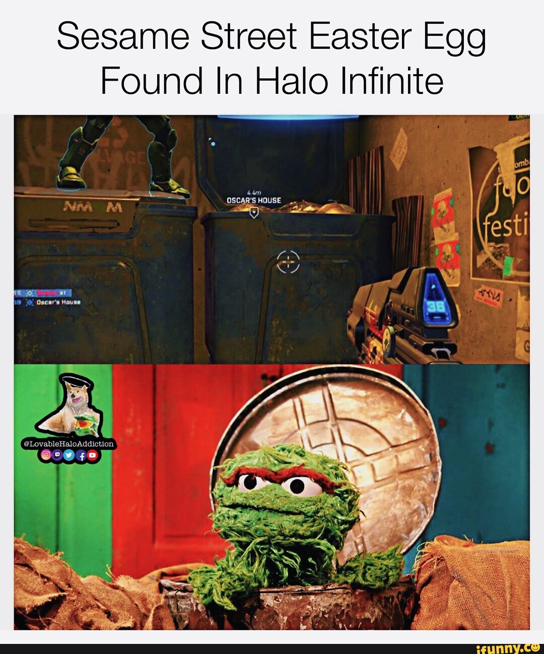 Sesame Street Easter Egg Found In Halo Infinite - iFunny