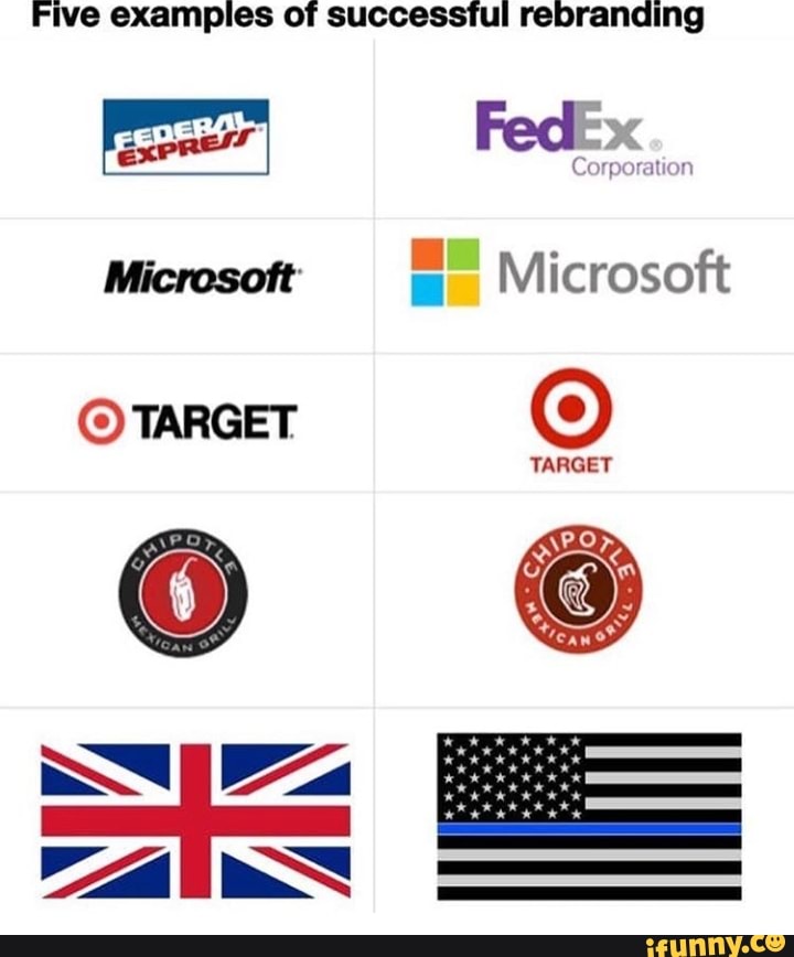 Five examples of successful rebranding Microsoft Microsoft" - iFunny