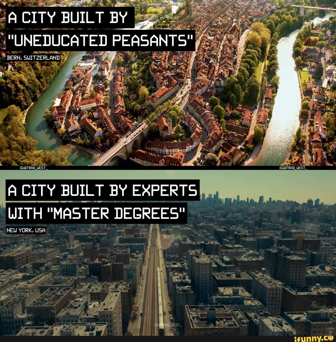 CITY BUILT BY. "UNEDUCATED PEASANTS" A CITY BUILT BY EXPERTS WITH ...