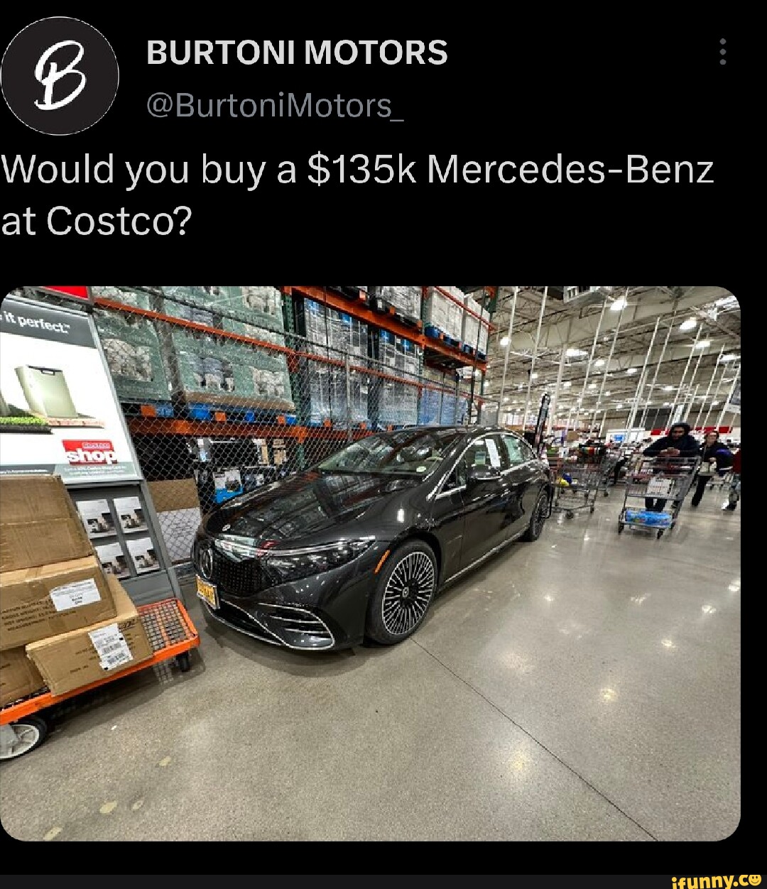 BURTON MOTORS @BurtoniMotors_ Would you buy a $135k Mercedes-Benz at ...