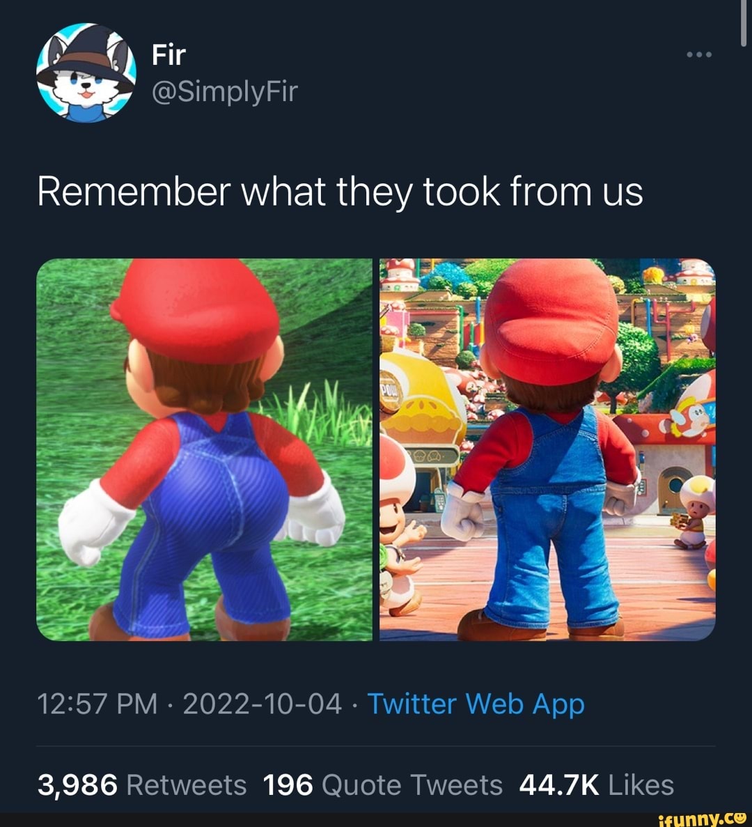 Fir Remember what they took from us 3,986 196 44.7K - iFunny