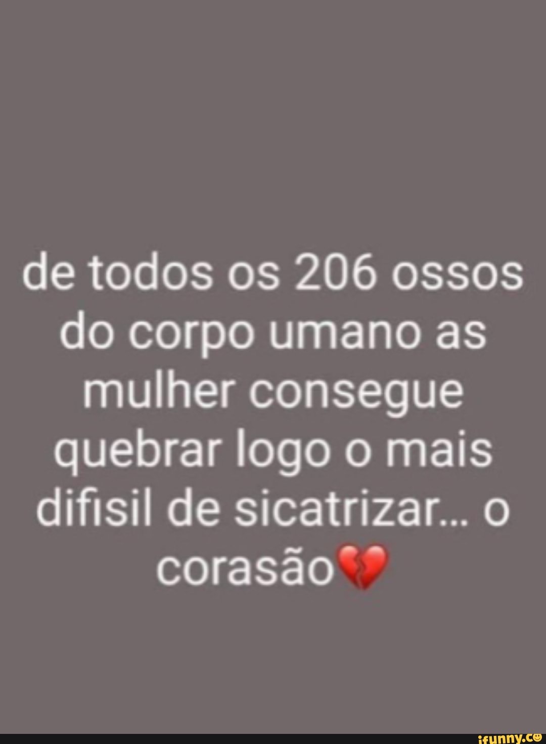De todos os 206 ossos do corpo umano as mulher consegue quebrar logo o ...
