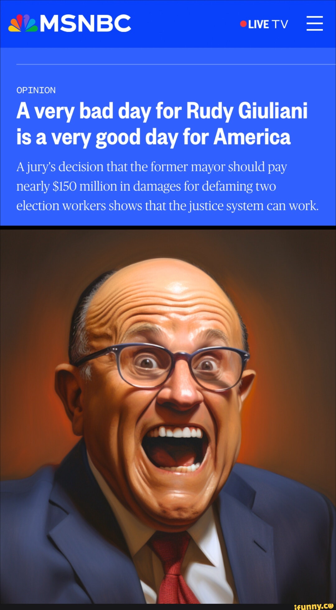 Rudy_giuliani memes. Best Collection of funny Rudy_giuliani pictures on ...
