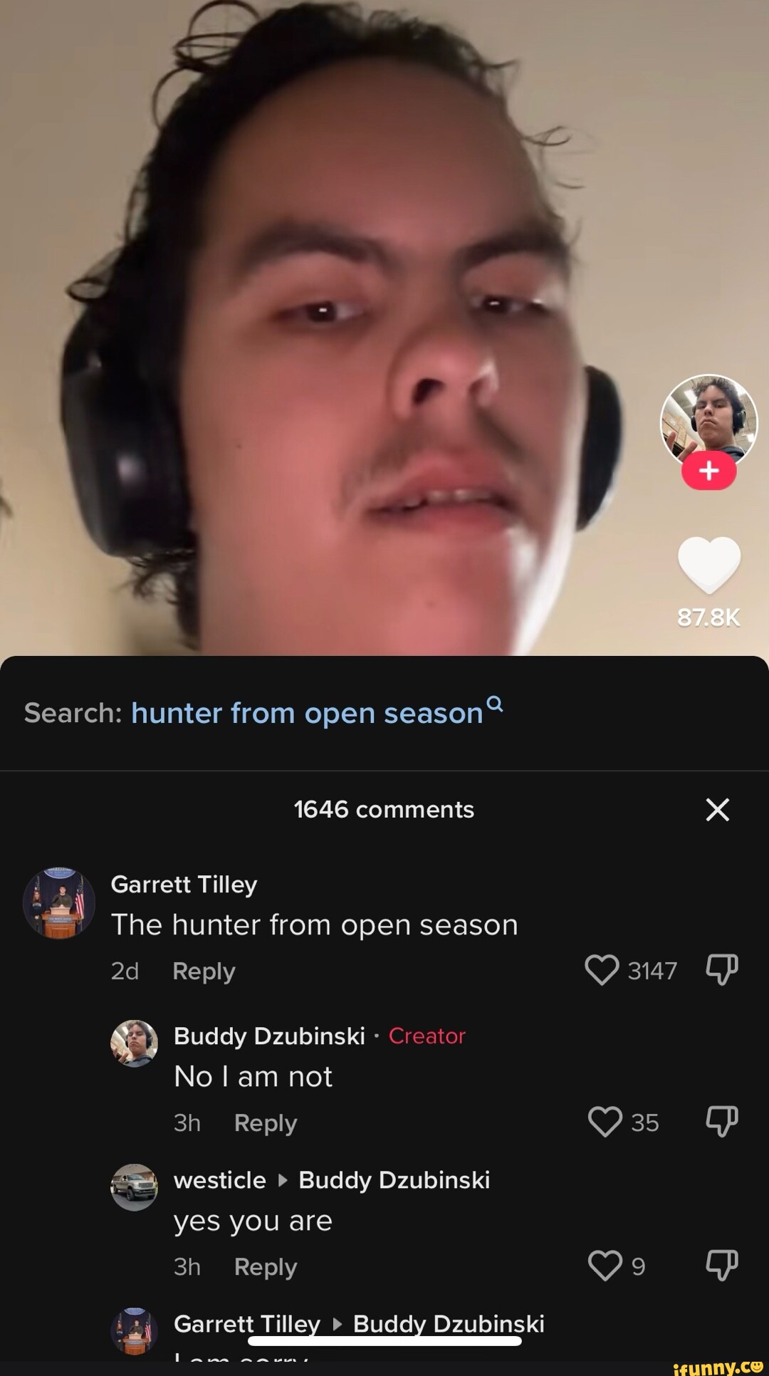 Search: hunter from open season@ 1646 comments Garrett Tilley The ...