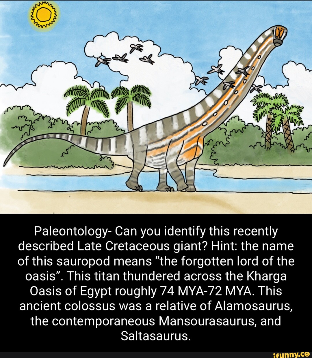 Paleontology- Can you identify this recently described Late Cretaceous ...