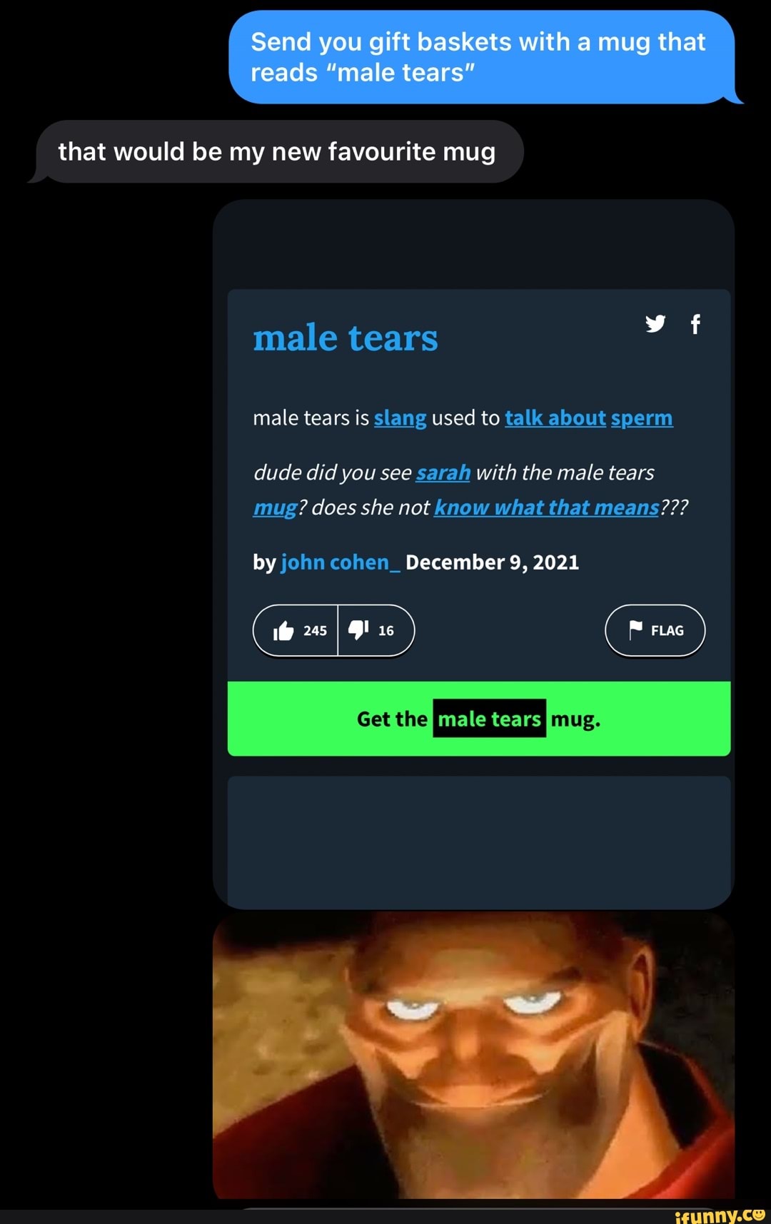 What Is Slang For Male Tears at Alison Mclemore blog