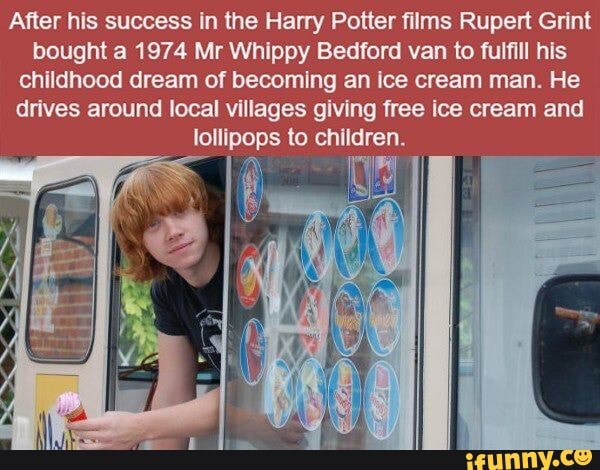 After his success in the Harry Potter films Rupert Grint bought a 1974 ...