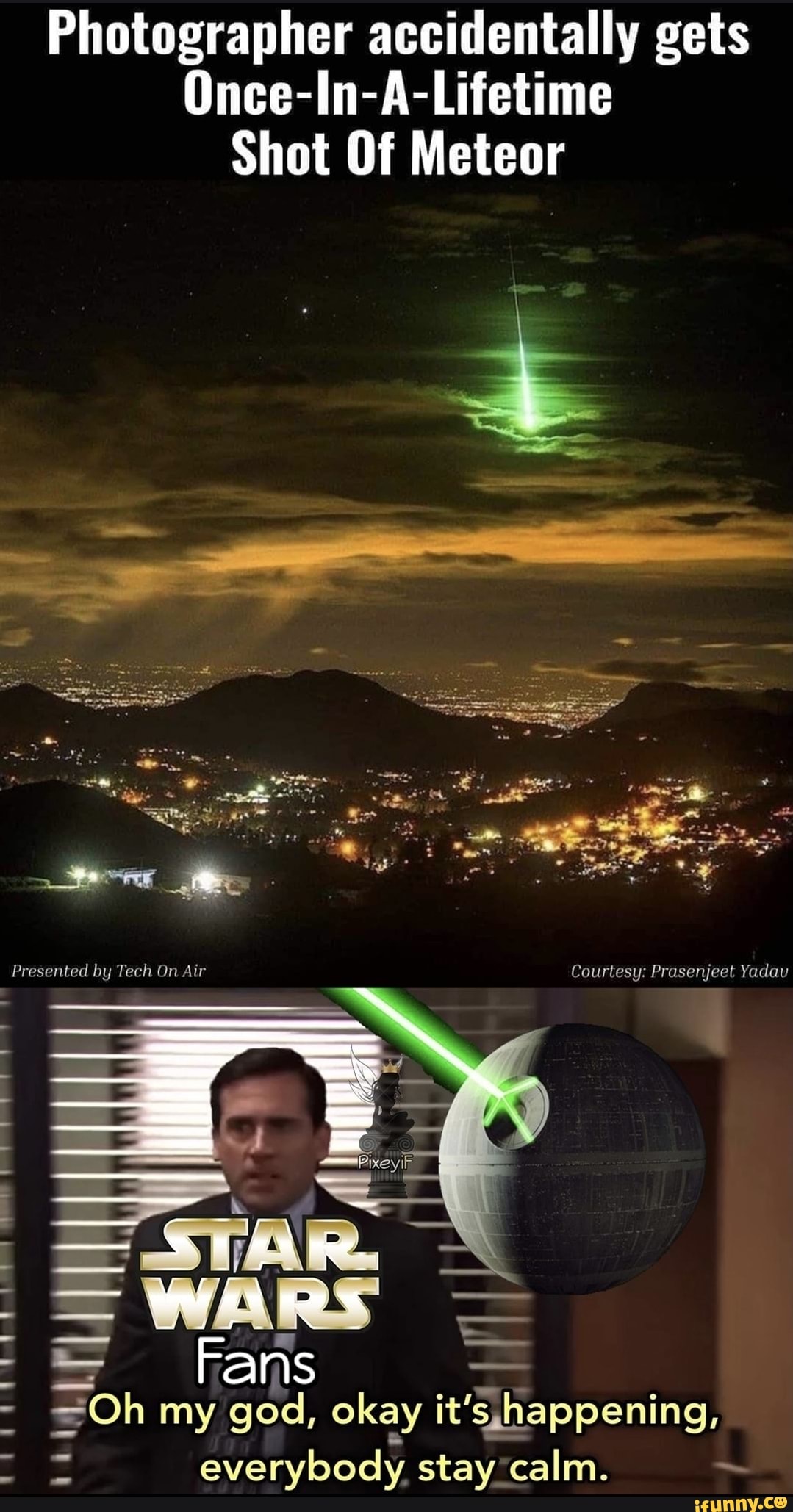 Photographer accidentally gets Once-In-A-Lifetime Shot Of Meteor ...