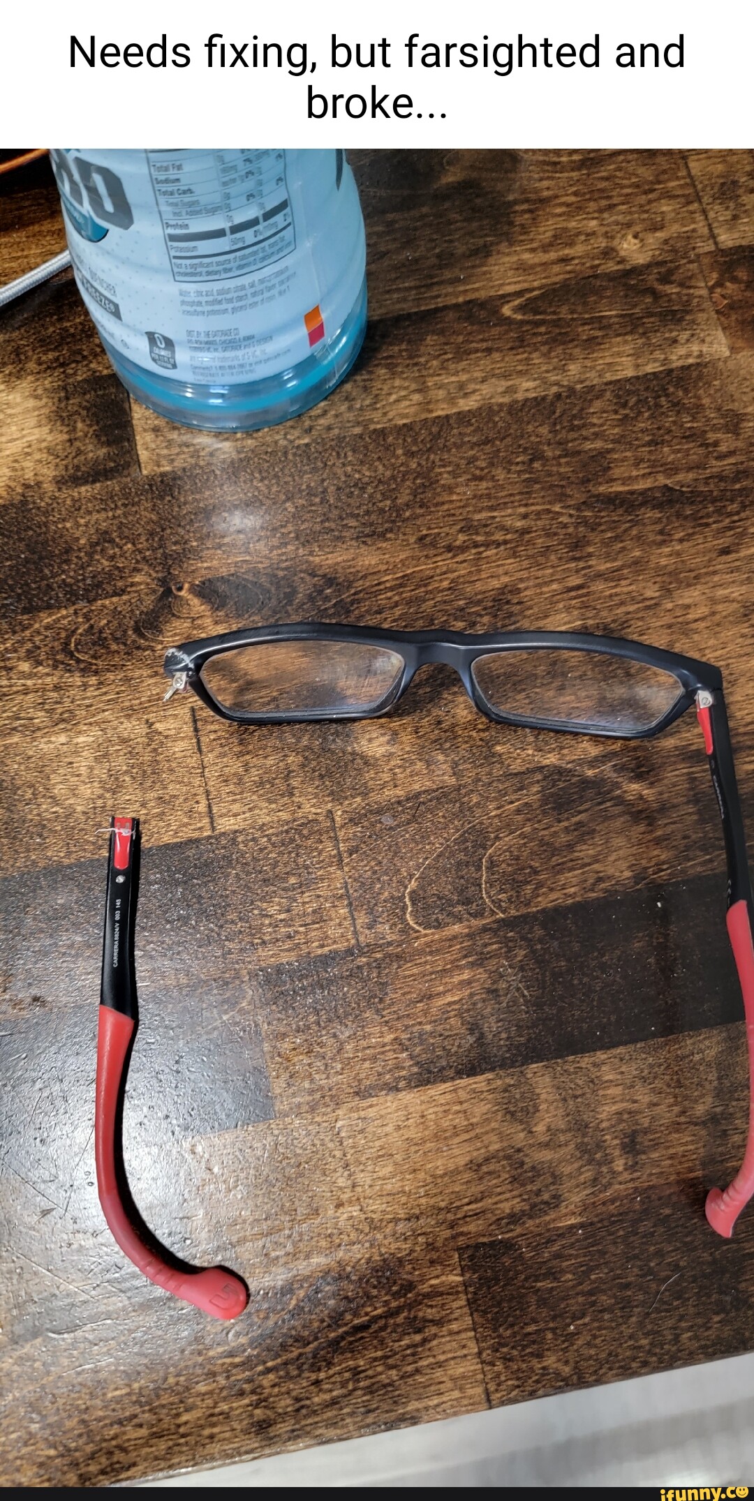 Needs fixing, but farsighted and broke... - iFunny