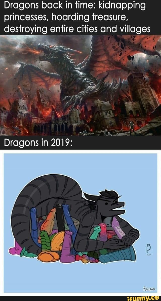 Dragons back in time: kidnapping princesses, hoarding treasure ...