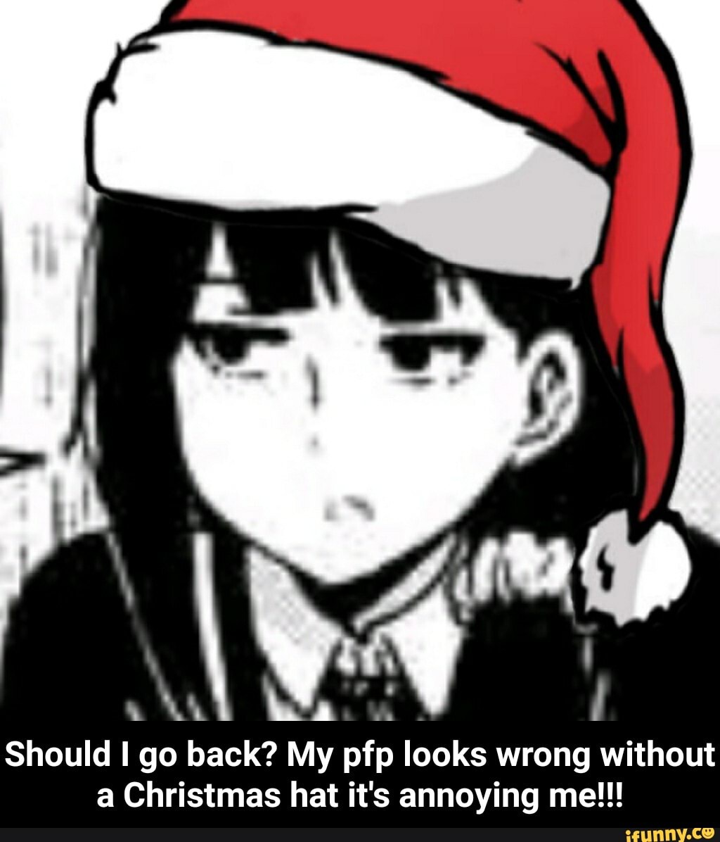 A VA IMA A i Should I go back? My pfp looks wrong without a Christmas ...