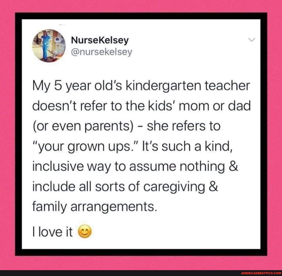 Love this!! No assumptions made~Nancy~ - NurseKelsey @nursekelsey My 5 year old's kindergarten ...