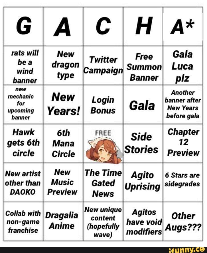 GACHA Twitter I Free Gala bea wind pe: Campaign Summon Luca banner I ...