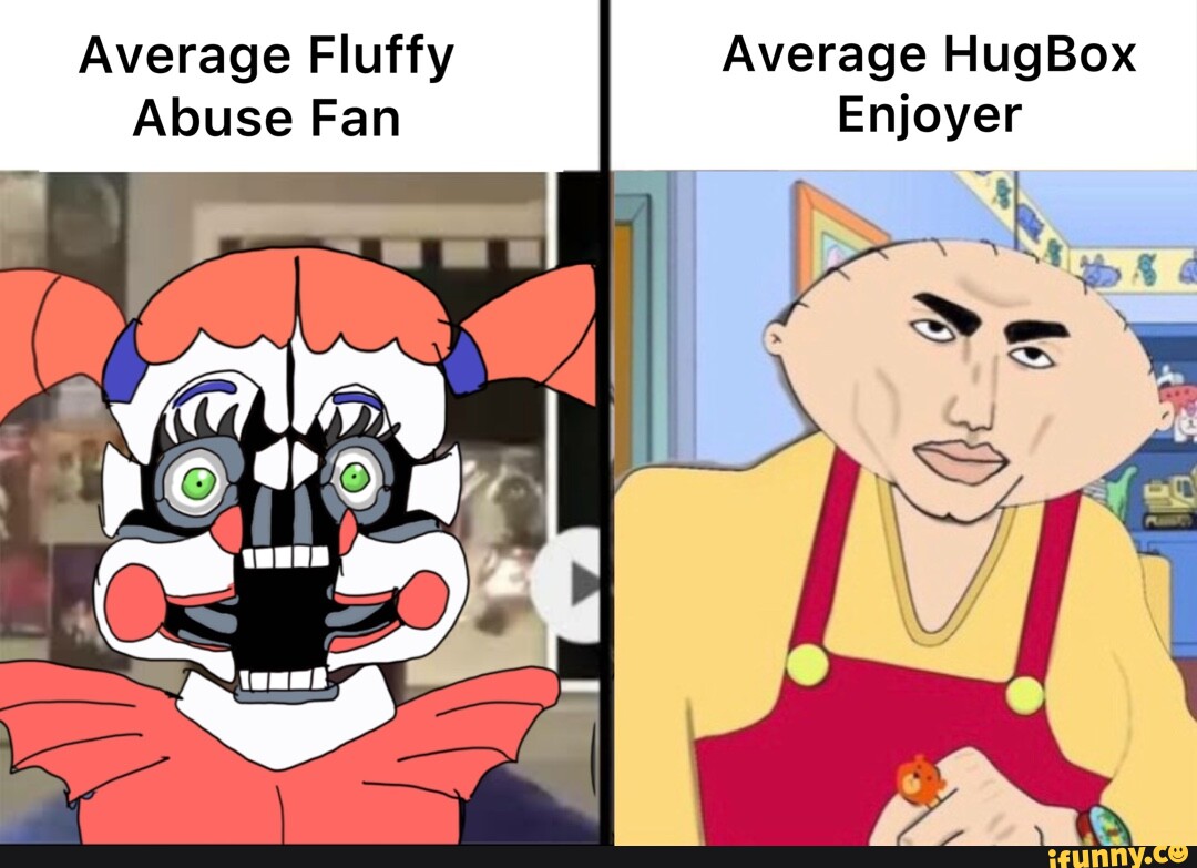 Average Fluffy Abuse Fan Average HugBox Enjoyer my - iFunny