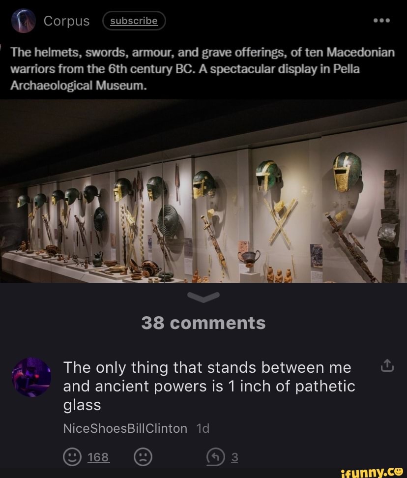 Corpus ( subscribe The helmets, swords, armour, and grave offerings, of ...