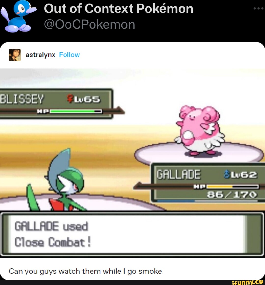 Pokemon Gallade Memes