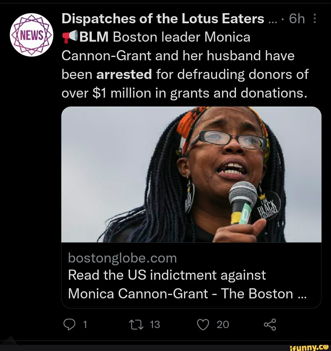 Dispatches of the Lotus Eaters @BLM Boston leader Monica Cannon-Grant ...