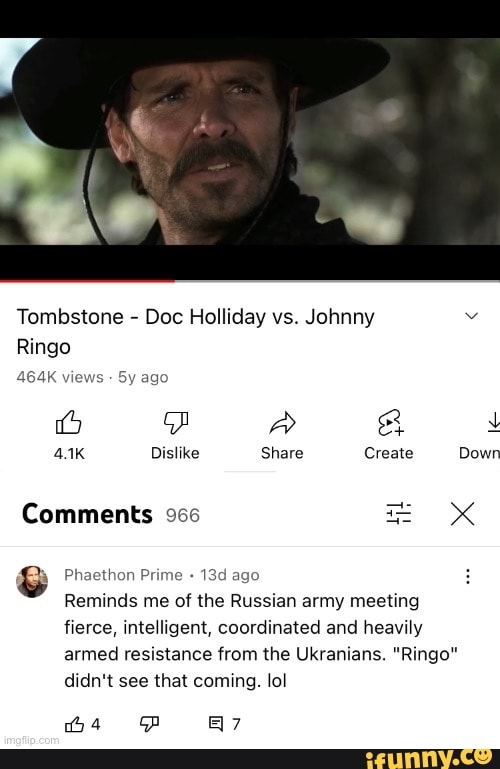 Tombstone - Doc Holiday vs. Johnny Ringo 464K views - By ago le 4.1K ...