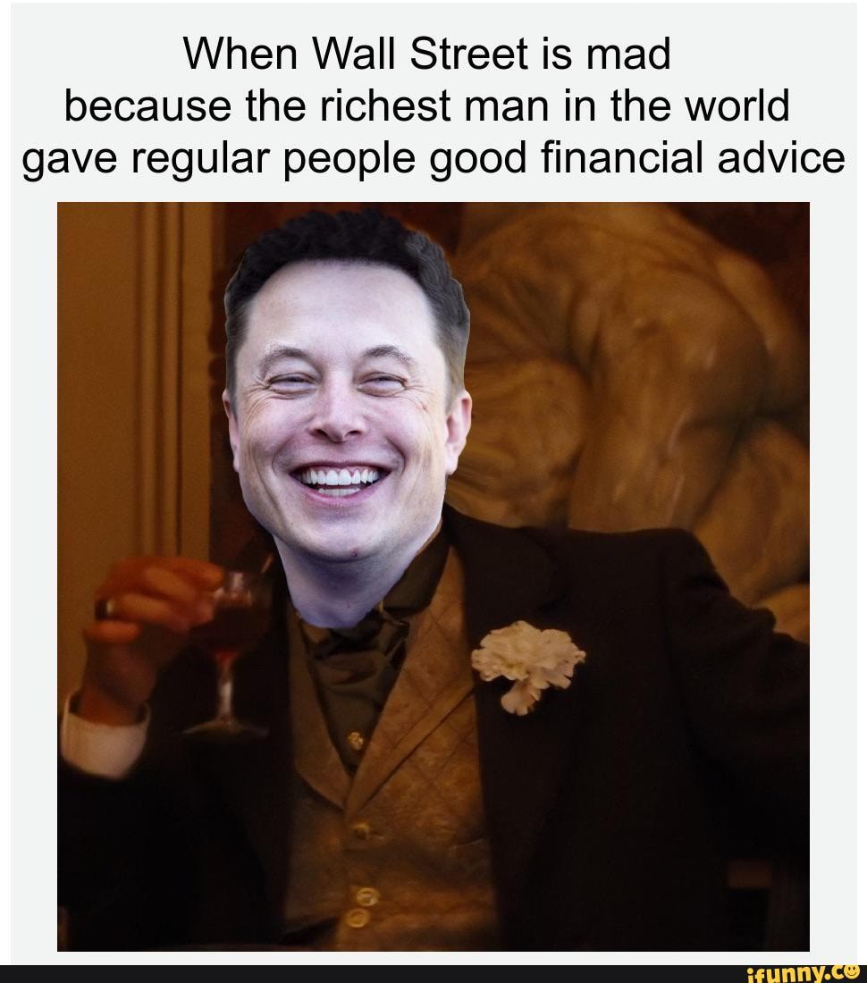When Wall Street is mad because the richest man in the world gave ...
