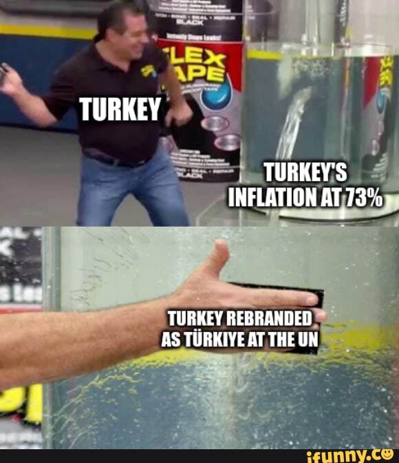 TURKEY TURKEY'S INFLATION AT TURKEY REBRANDED AS TURKIVE AT THE UN ...
