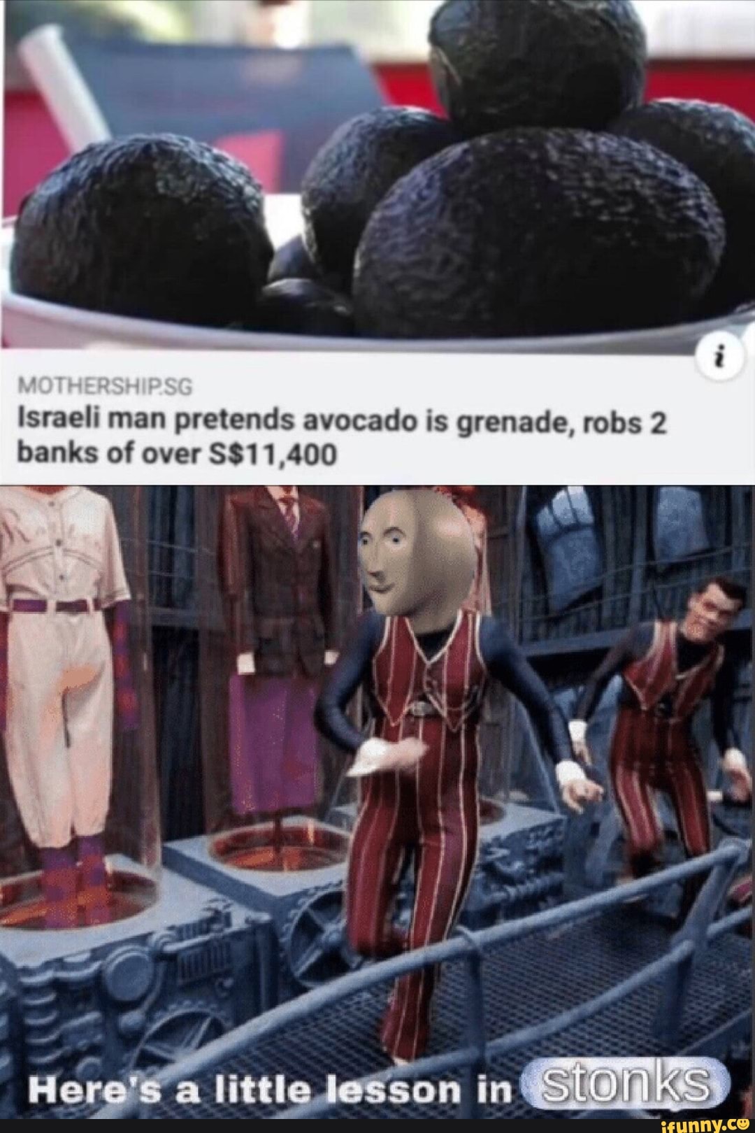 Israeli man pretends avocado is grenade, robs 2 banks of over $311,400 ...