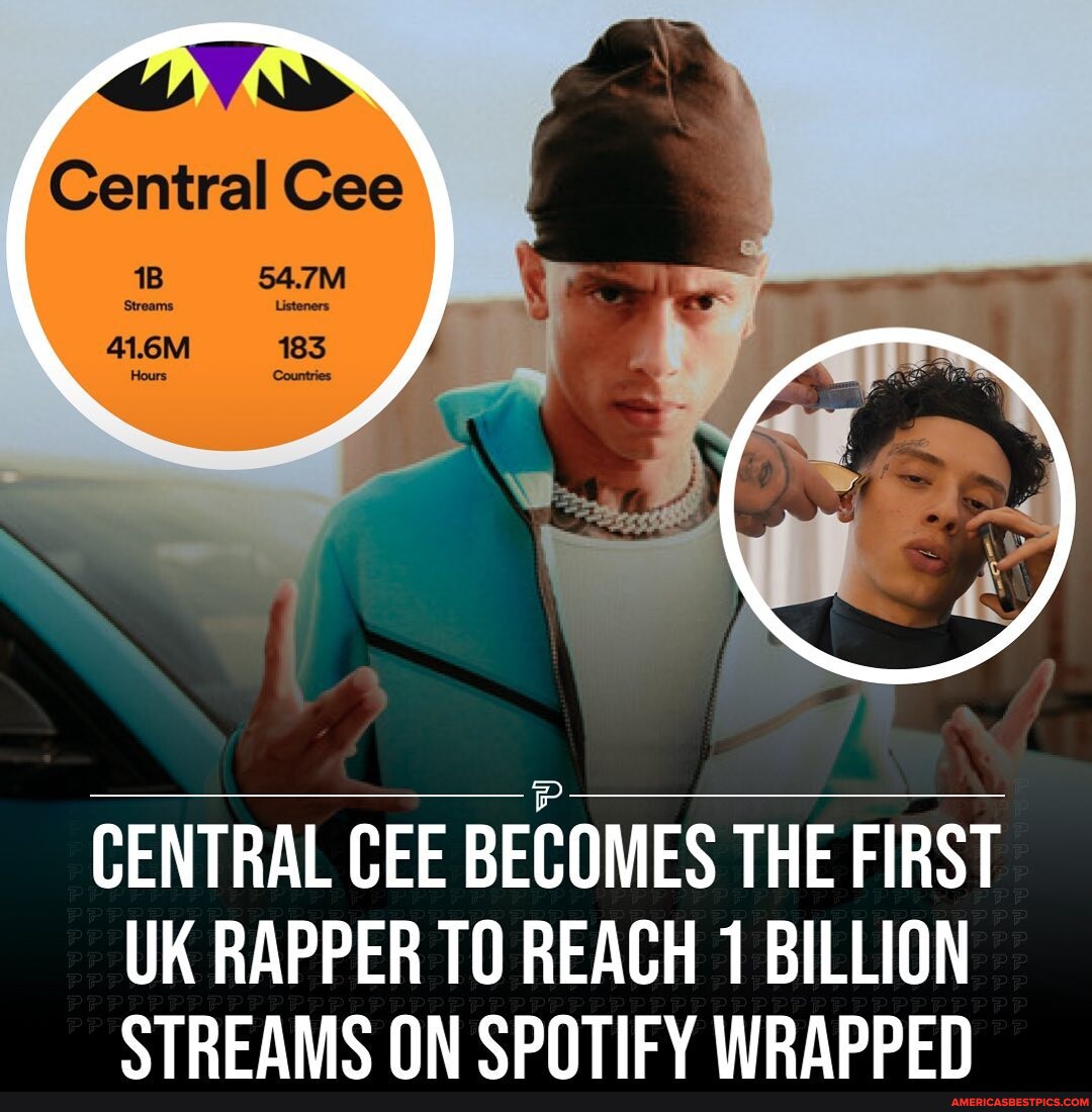 Central Cee has become the first UK rapper to reach 1 billion streams ...