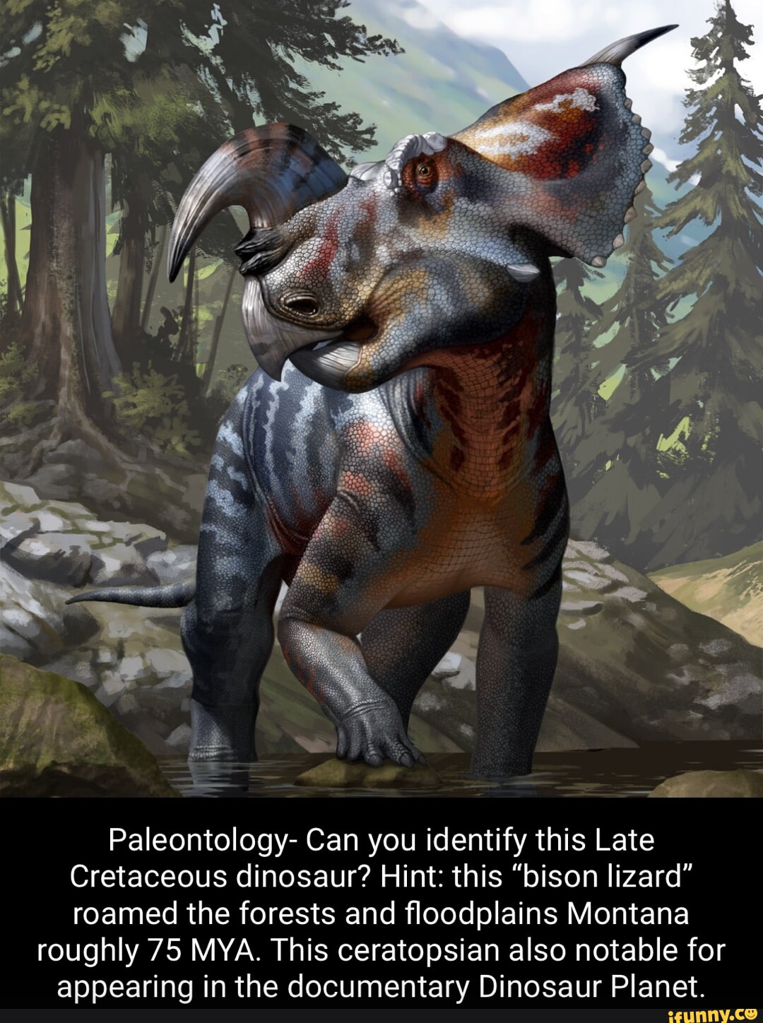 Paleontology- Can you identify this Late Cretaceous dinosaur? Hint ...
