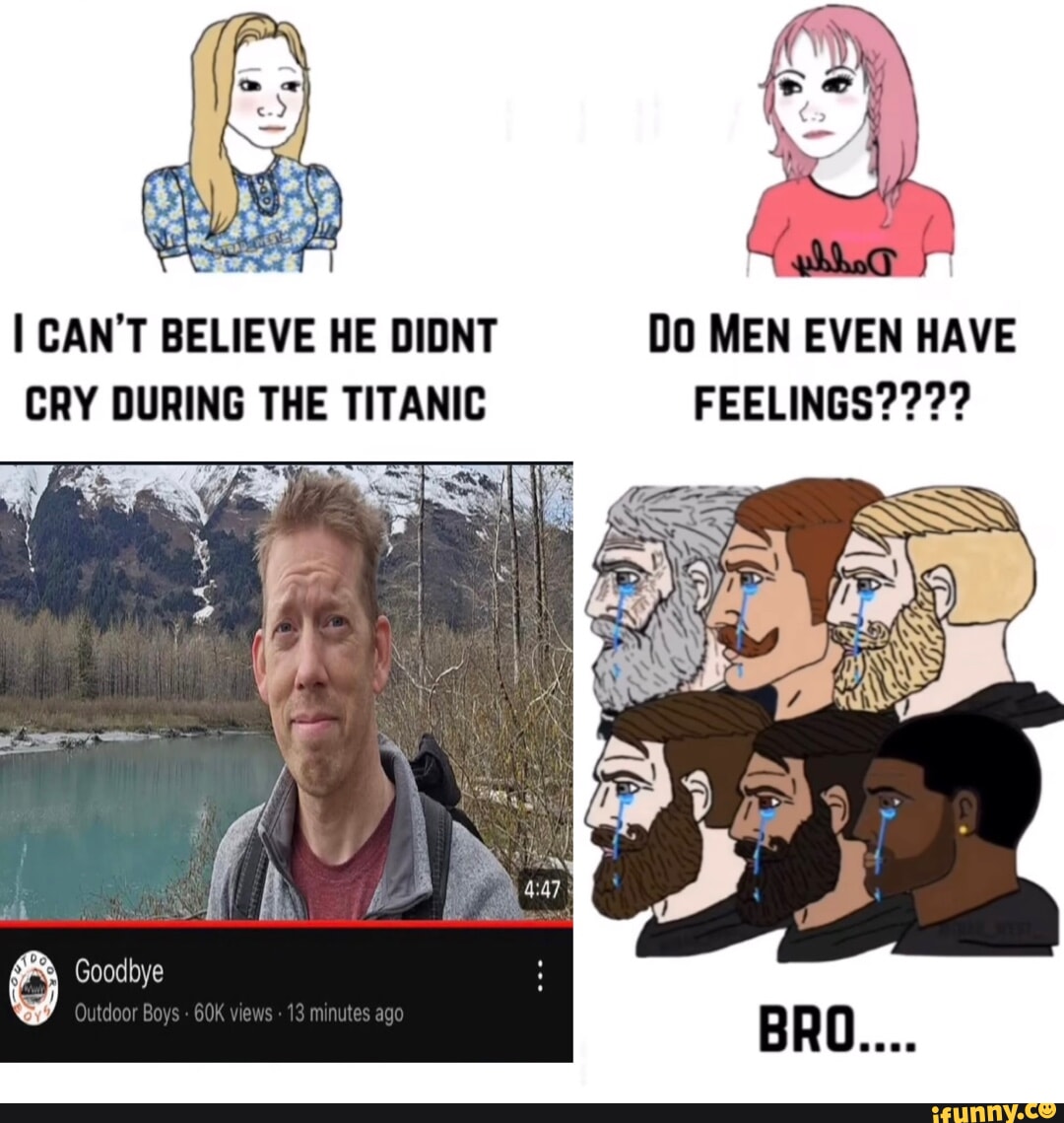 I CAN'T BELIEVE HE DIDNT Do MEN EVEN HAVE CRY DURING THE TITANIC ...