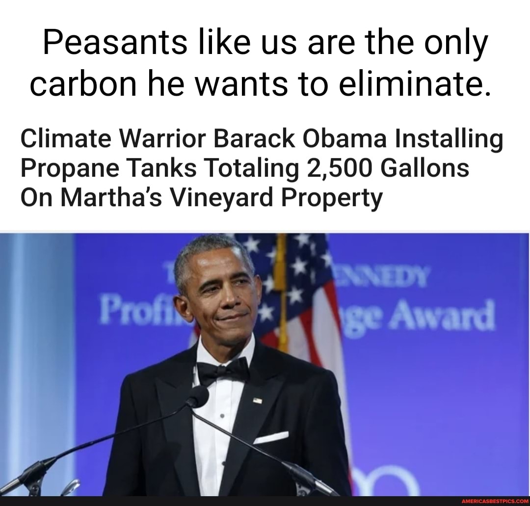 Peasants like us are the only carbon he wants to eliminate. Climate ...