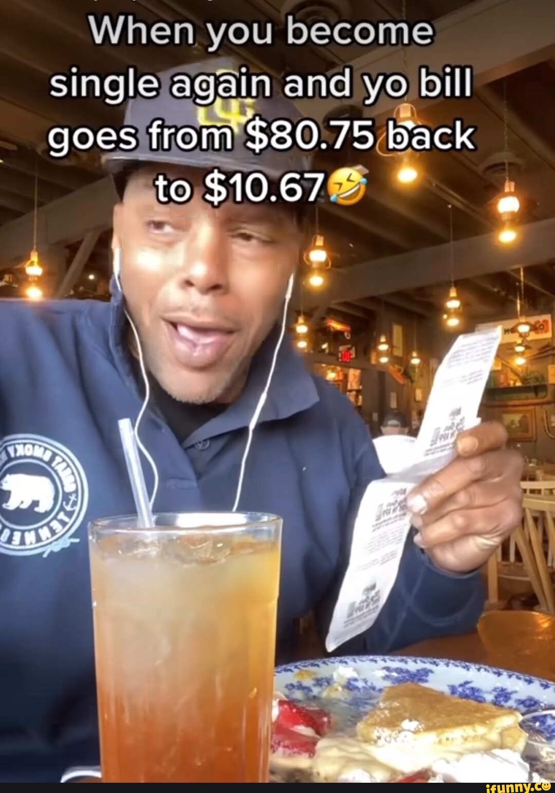 When, you become single again and yo bill goes Gem $80. to $10 - iFunny