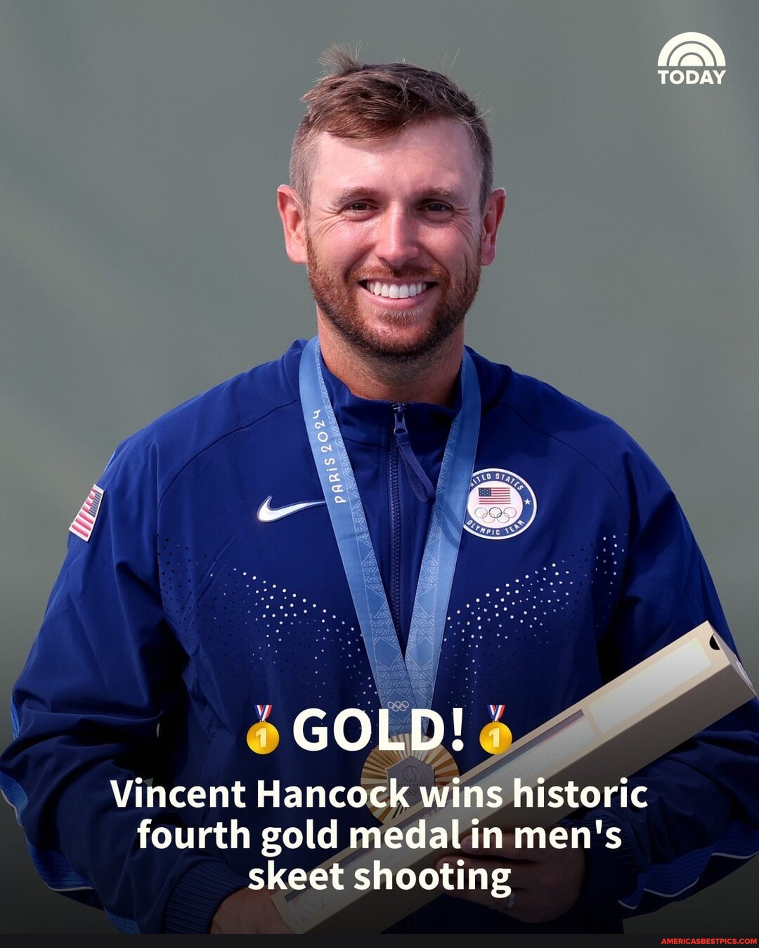 TODAY GOLD! Vincent Hancock wins historic fourth gold medal in men's ...