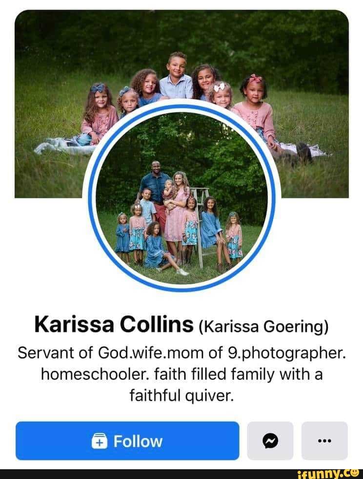 Karissa Collins (Karissa Goering) Servant of God.wife.mom of 9 ...