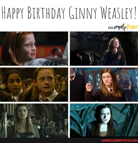 Happy birthday to Ginny Weasley! 🥳 - HAPPY BIRTHDAY GINNY WEASLEY ...