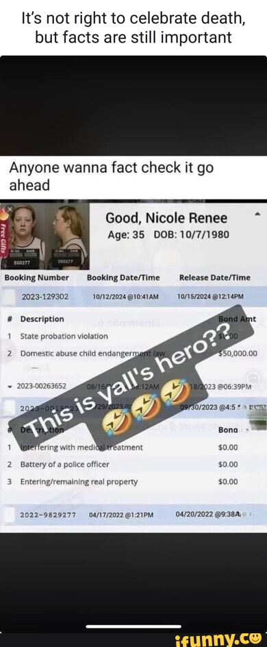 It's not right to celebrate death, but facts are still important Anyone ...