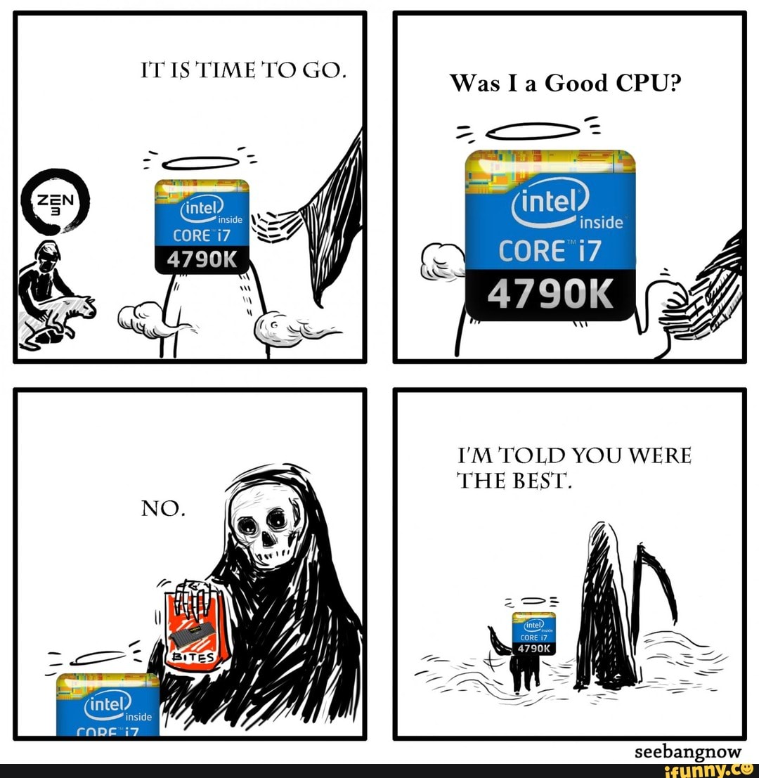 Today my CPU died after 7 years. It was still able to run a lot of ...
