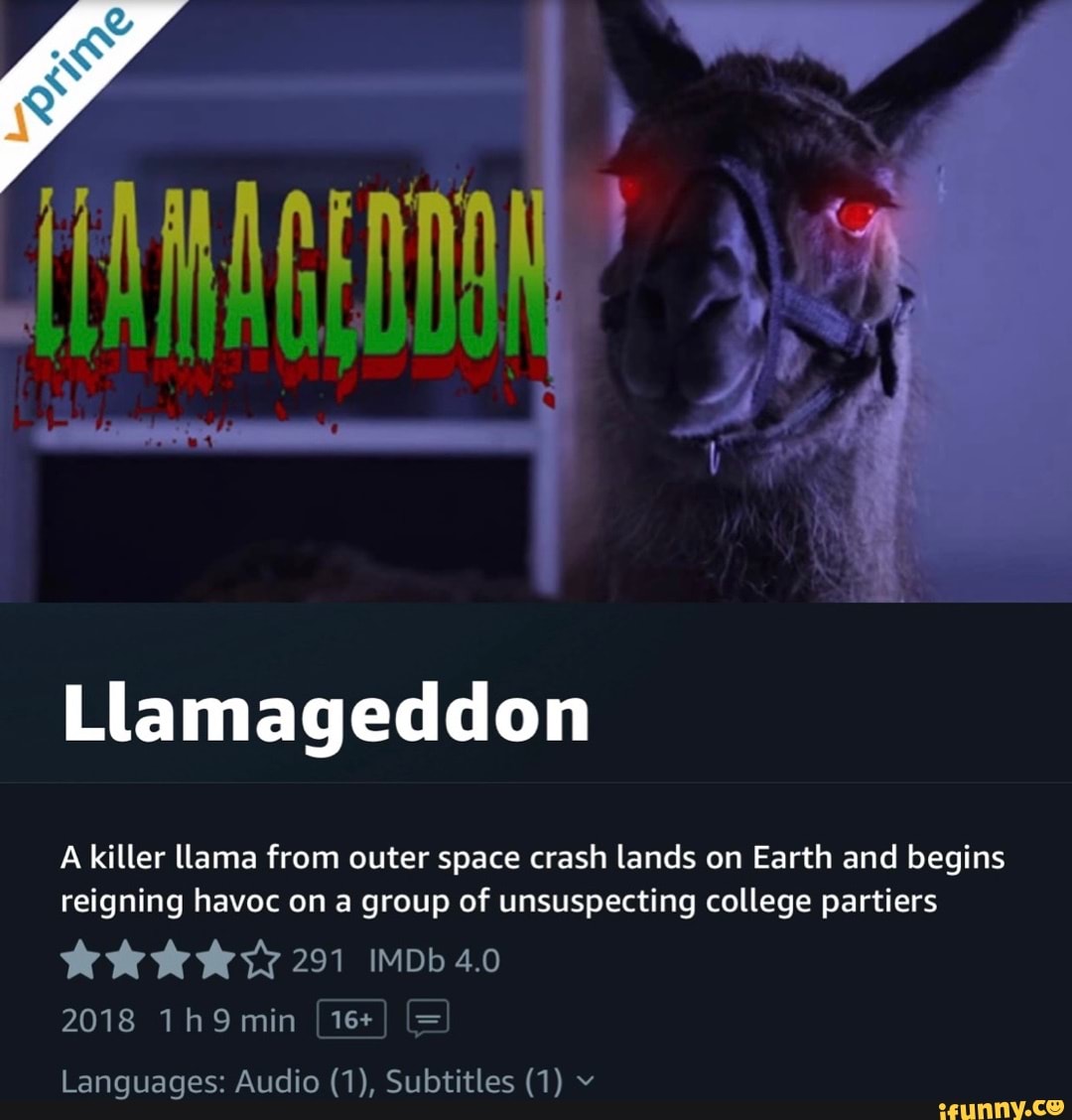 Llamageddon A killer llama from outer space crash lands on Earth and ...
