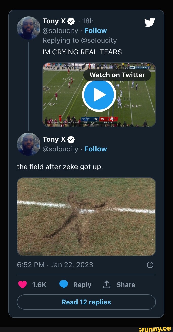 Tony X@ - ( @soloucity Follow Replying to @soloucity IM CRYING REAL ...