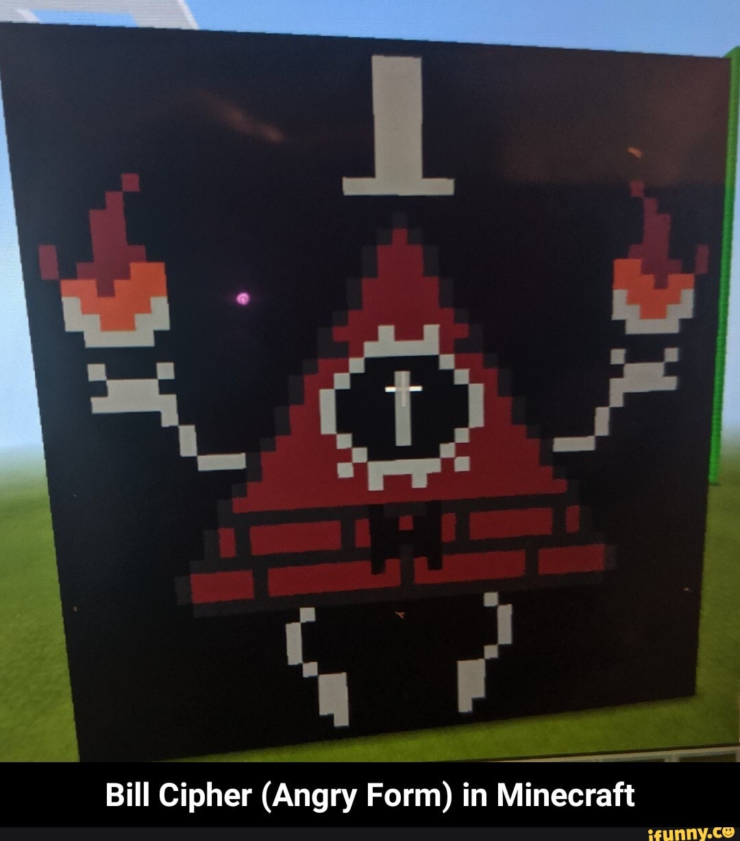 Bill Cipher (Angry Form) in Minecraft - Bill Cipher (Angry Form) in ...