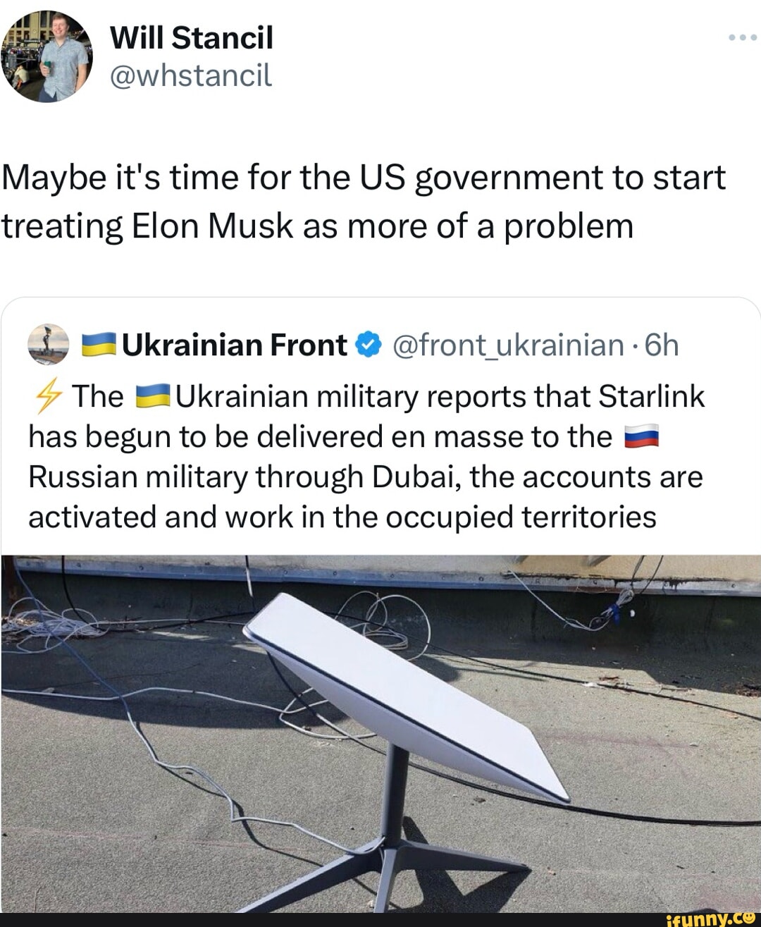 Starlink memes. Best Collection of funny Starlink pictures on iFunny