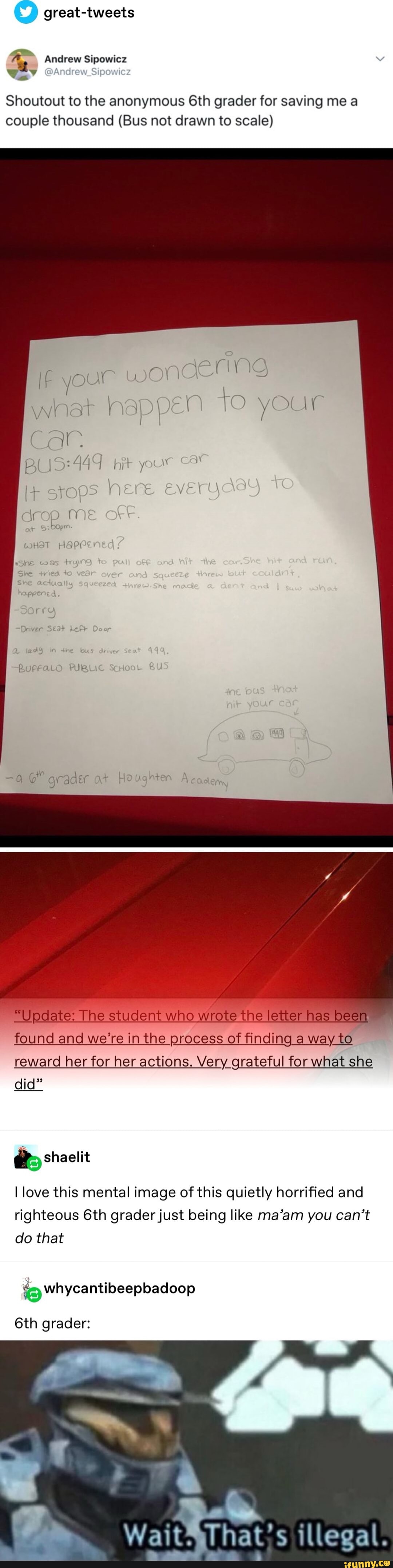 Great-tweets wey "Andrew_Sipowicz Shoutout to the anonymous grader for ...